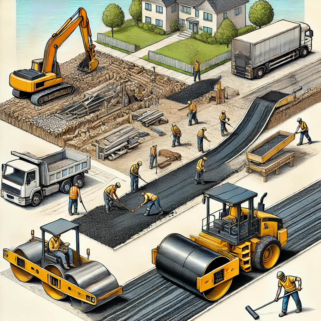 Understanding the Asphalt Paving Process - Allrite Paving